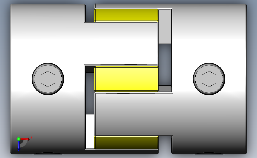 LK8系列 定位螺丝固定型梅花联轴器[LK8-14]_SOLIDWORKS 2018_模型图纸下载 – 懒石网
