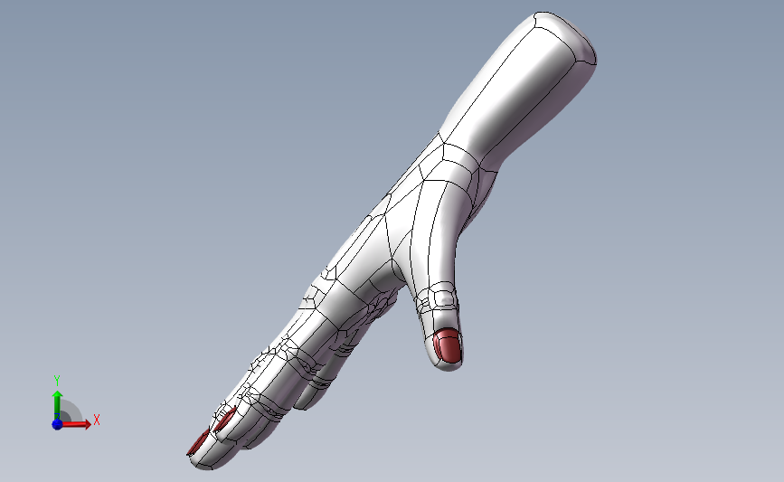 手_SOLIDWORKS 2014_模型图纸下载 – 懒石网