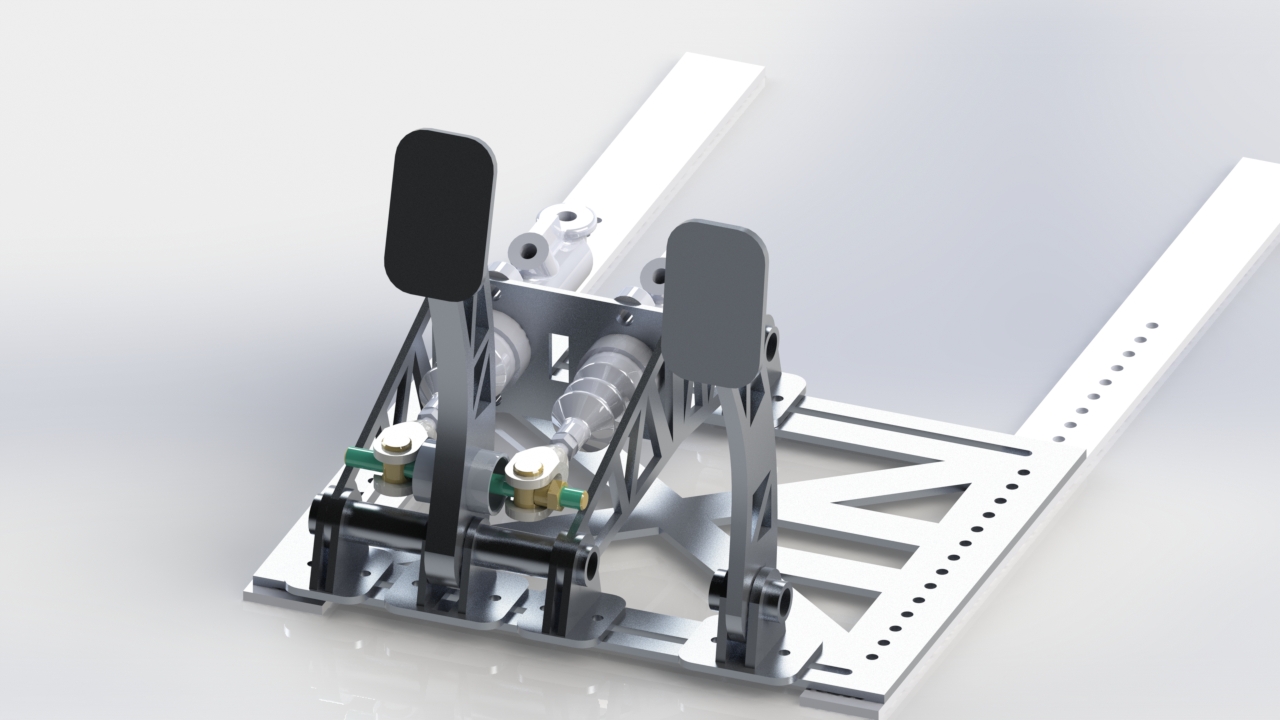 FSAE 踏板箱V2_SOLIDWORKS 2018_模型图纸下载 – 懒石网