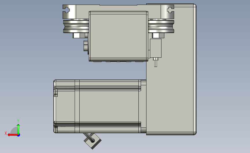 同步带模组 负载150kg 最长50米 PD12系列 直线模组 桁架机械手[PD12-150-1000L-1KB-MRB-M80-C3N]_STEP_模型图纸下载 – 懒石网