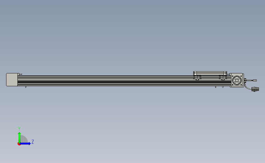 同步带模组 负载150kg 最长50米 PD12系列 直线模组 桁架机械手[PD12-150-1000L-1KB-NL-M80-C3N]_STEP_模型图纸下载 – 懒石网
