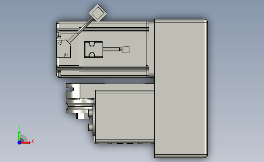 同步带模组 负载150kg 最长50米 PD12系列 直线模组 桁架机械手[PD12-150-1200L-1KB-MLU-M80-C3N]_STEP_模型图纸下载 – 懒石网