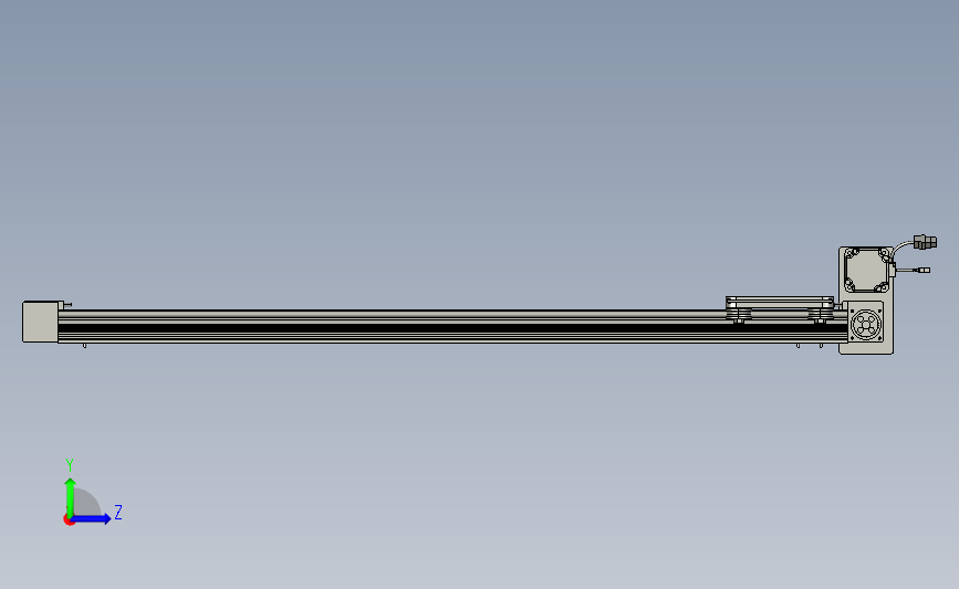 同步带模组 负载150kg 最长50米 PD12系列 直线模组 桁架机械手[PD12-150-1200L-1KB-MLU-M80-C3N]_STEP_模型图纸下载 – 懒石网