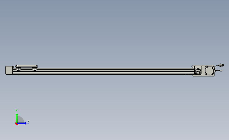 同步带模组 负载150kg 最长50米 PD12系列 直线模组 桁架机械手[PD12-150-1400L-1KB-ML-M80-C3N]_STEP_模型图纸下载 – 懒石网