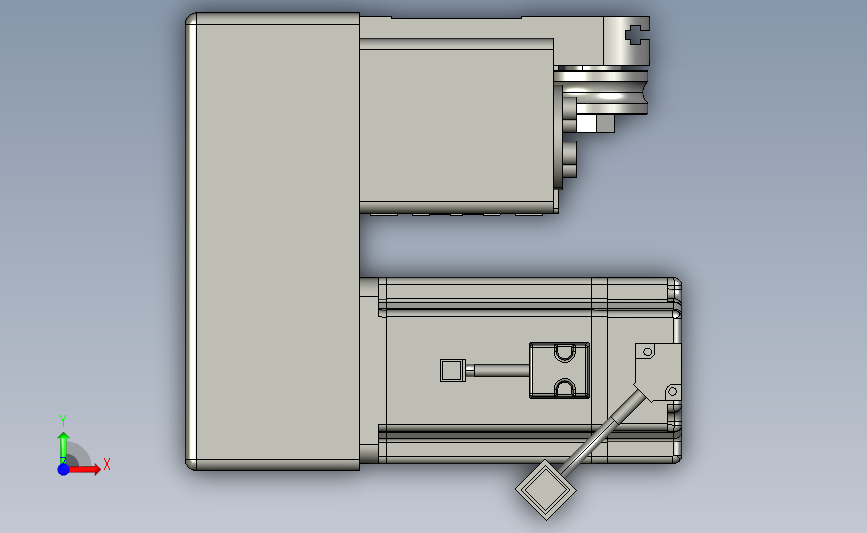 同步带模组 负载150kg 最长50米 PD12系列 直线模组 桁架机械手[PD12-150-1400L-1KB-MRB-M80-C3N]_STEP_模型图纸下载 – 懒石网