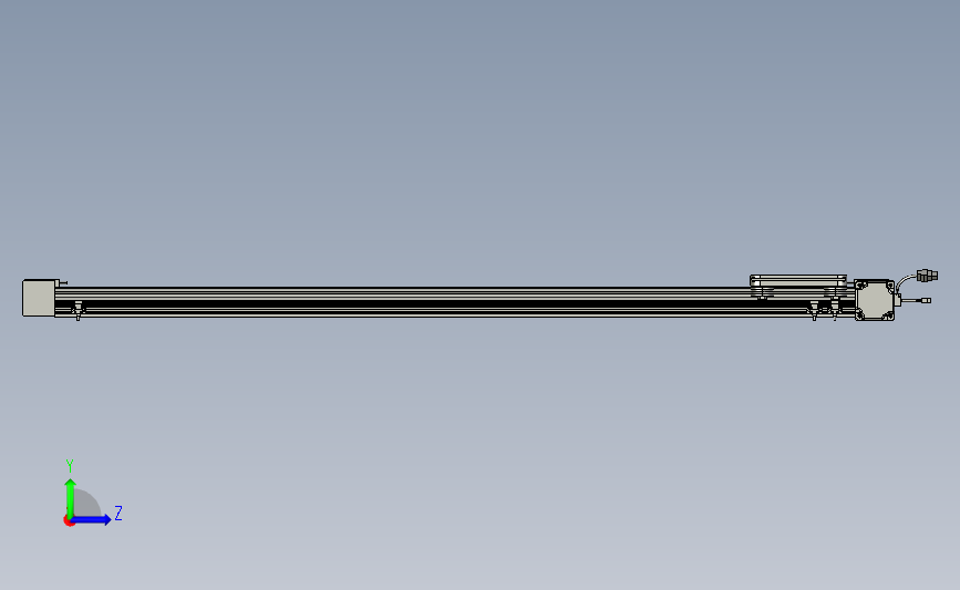 同步带模组 负载150kg 最长50米 PD12系列 直线模组 桁架机械手[PD12-150-1400L-1KB-NR-M80-C3N]_STEP_模型图纸下载 – 懒石网