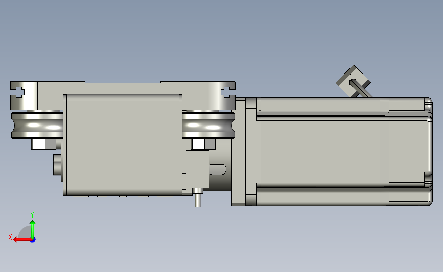 同步带模组 负载150kg 最长50米 PD12系列 直线模组 桁架机械手[PD12-150-1500L-1KB-NR-M80-C3N]_STEP_模型图纸下载 – 懒石网