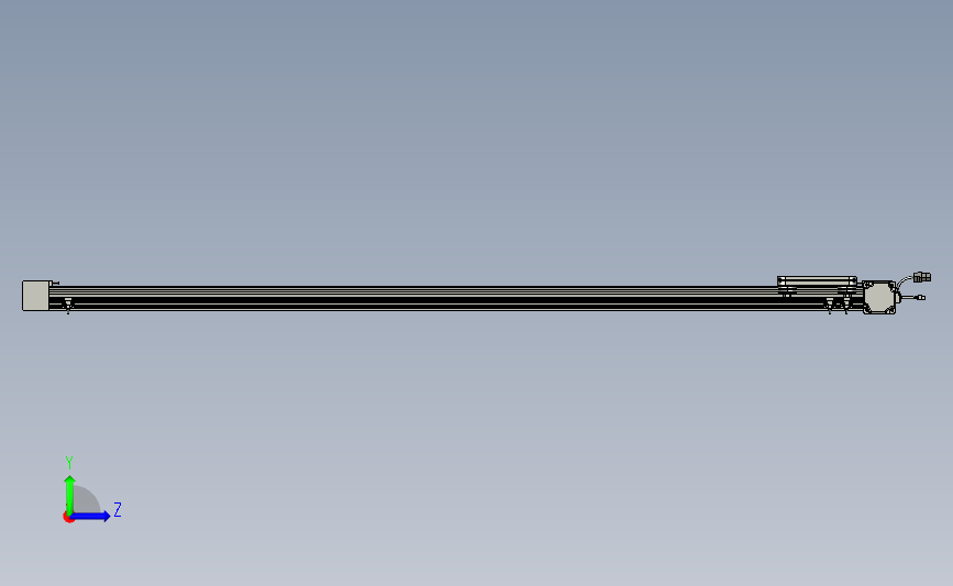 同步带模组 负载150kg 最长50米 PD12系列 直线模组 桁架机械手[PD12-150-1800L-1KB-NR-M80-C3N]_STEP_模型图纸下载 – 懒石网