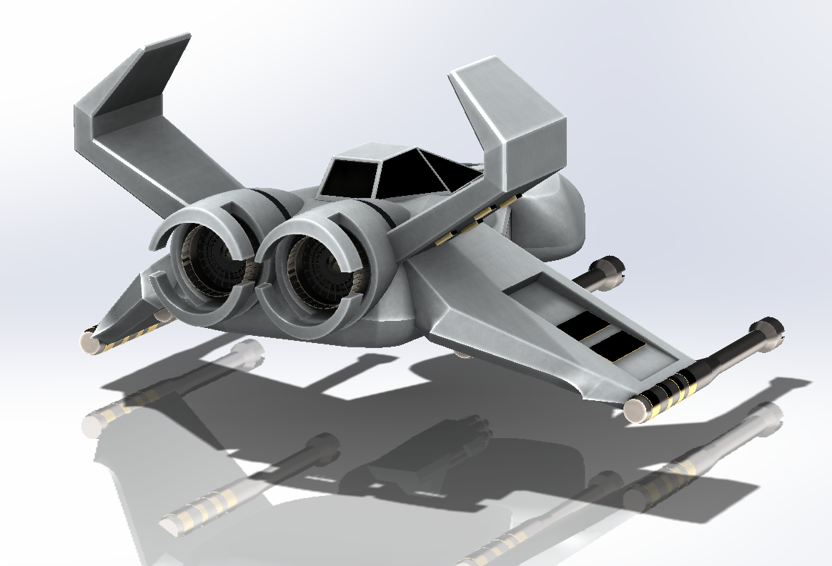 Pyro-GX 飞船_STEP_模型图纸下载 – 懒石网