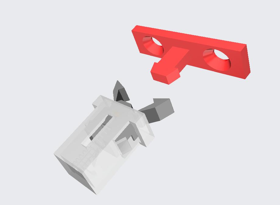 微型按压自锁扣图纸_PROE_模型图纸下载 – 懒石网