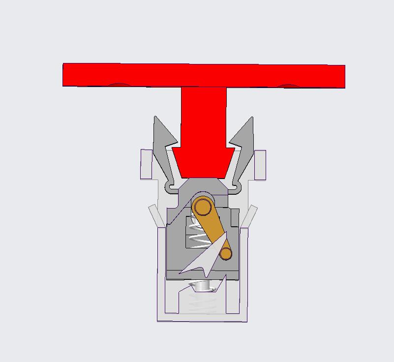 微型按压自锁扣图纸_PROE_模型图纸下载 – 懒石网