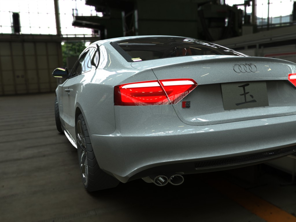 奥迪A5_SOLIDWORKS 2014_模型图纸下载 – 懒石网