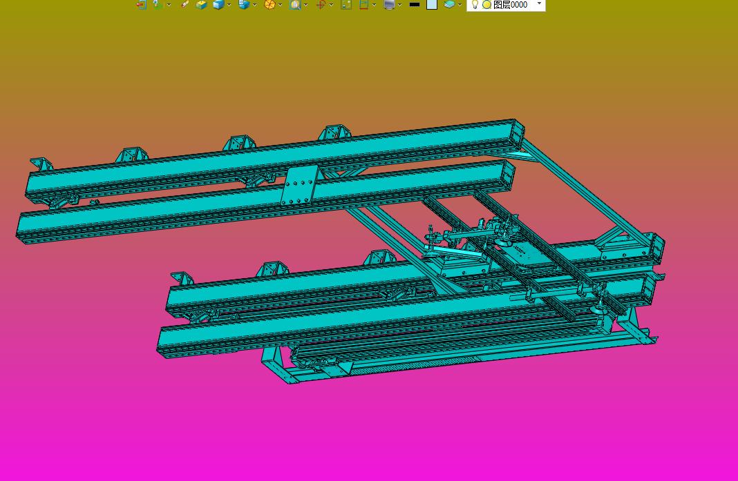 双层悬臂伸出EEPOS铝型材轨道吸盘_STEP_模型图纸下载 – 懒石网