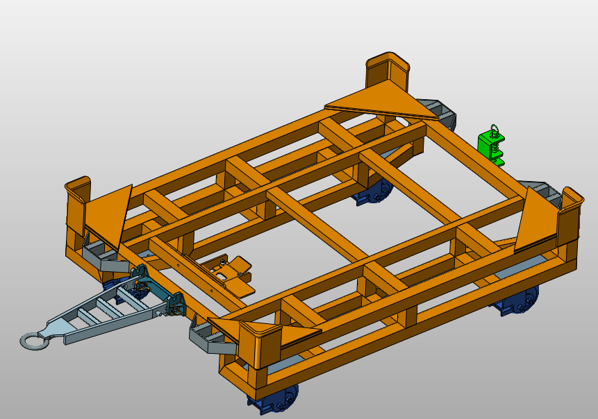 物流迁引agc搬运小车_STEP_模型图纸下载 – 懒石网