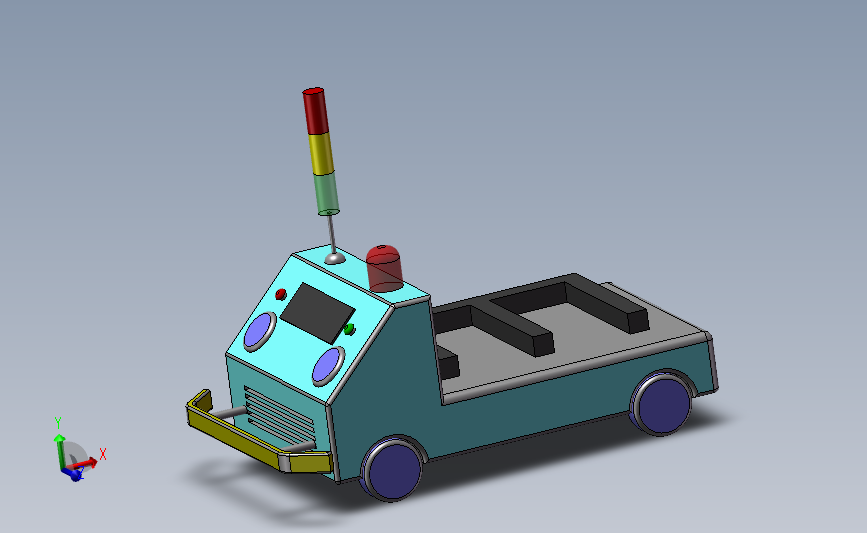 AGV小车_SOLIDWORKS_模型下载 – 懒石网