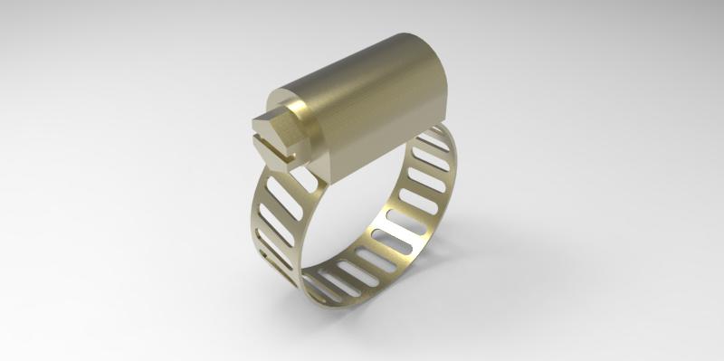 软管夹 Solidworks 2014 模型图纸下载 懒石网