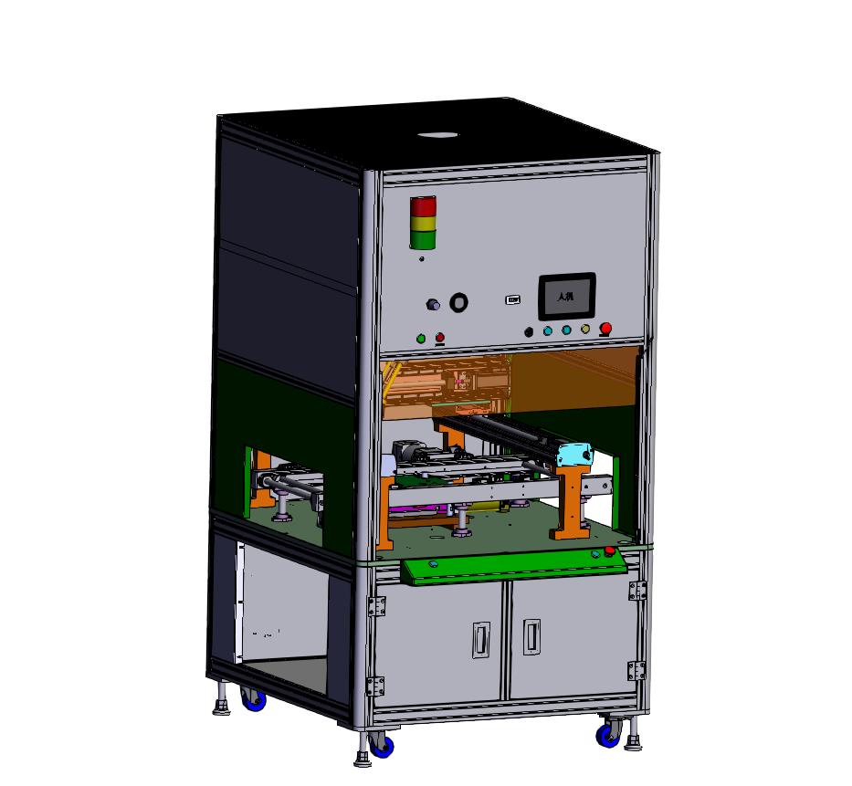 输送线移栽托盘三轴在线涂胶_SOLIDWORKS 2017_模型图纸下载 – 懒石网