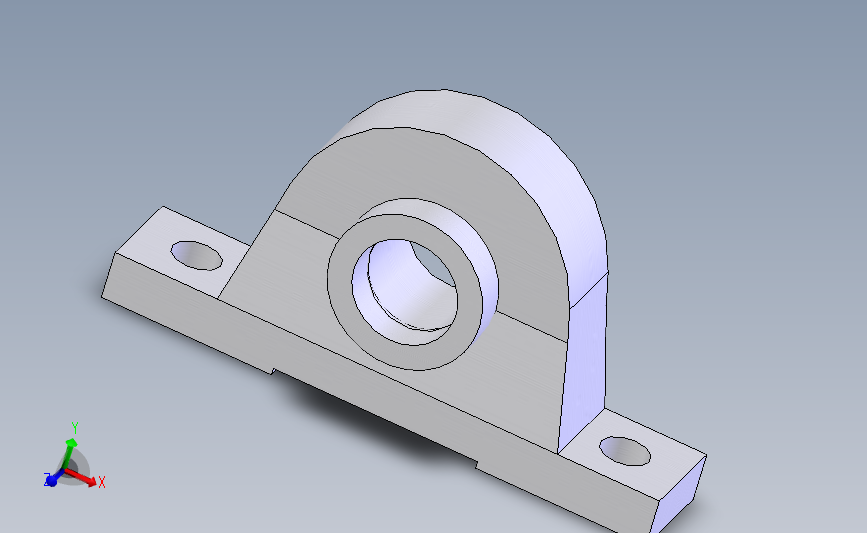 带座轴承UCP-202_SOLIDWORKS 2014_模型图纸下载 – 懒石网