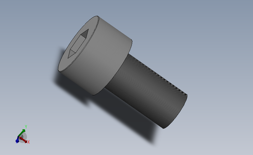 内六角圆柱头螺钉M8X15_SOLIDWORKS 2014_模型图纸下载 – 懒石网
