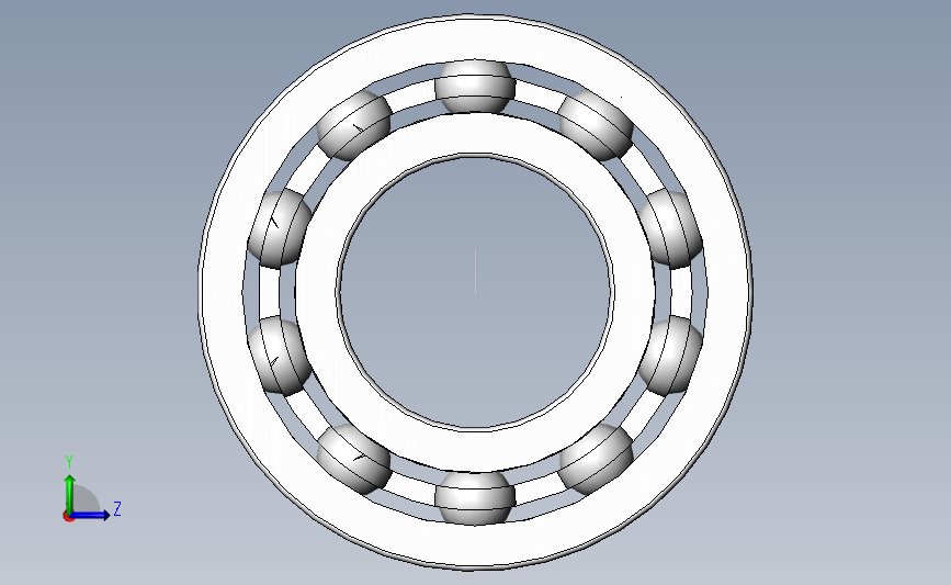 深沟球轴承16003-2RZ_SOLIDWORKS 2007_模型图纸下载 – 懒石网