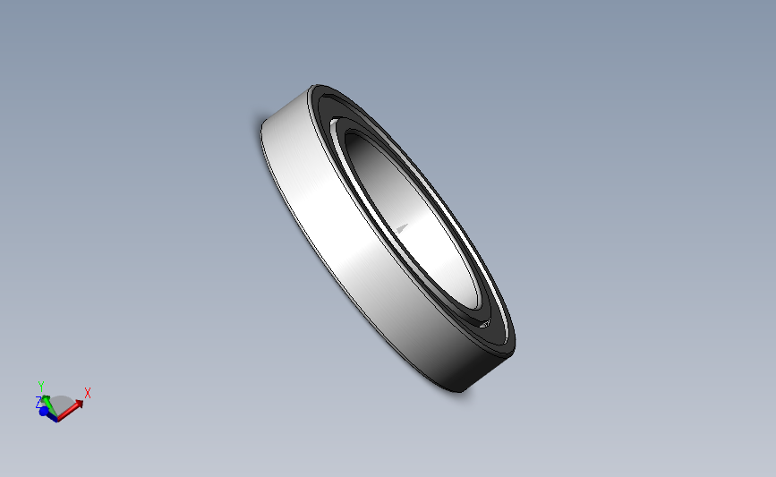 深沟球轴承16003-2RZ_SOLIDWORKS 2007_模型图纸下载 – 懒石网