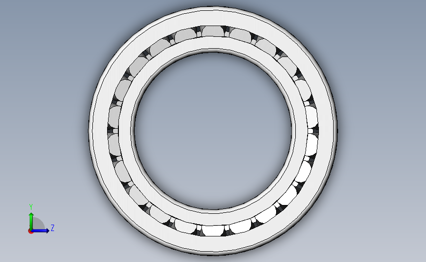 圆锥滚子轴承32012_SOLIDWORKS 2009_模型图纸下载 – 懒石网