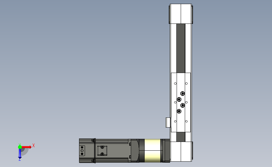 欧规皮带滑台模组M55-100-L-D-K3-M400W-N-S3_STEP_模型图纸下载 – 懒石网