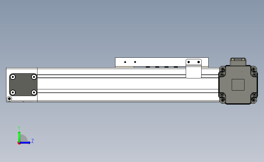 欧规皮带滑台模组M55-100-L-D-K3-M400W-N-S3_STEP_模型图纸下载 – 懒石网
