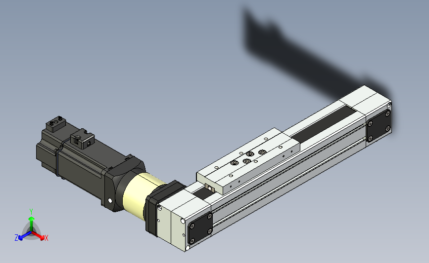 欧规皮带滑台模组M55-100-L-D-K3-M400W-N-S3_STEP_模型图纸下载 – 懒石网