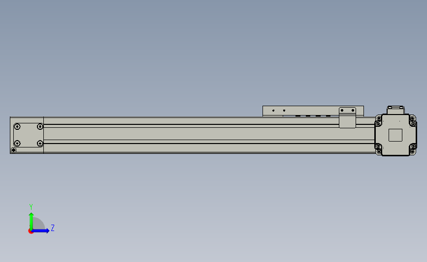 欧规皮带滑台模组M55-300-L-D-K3-M400W-N-S3_STEP_模型图纸下载 – 懒石网