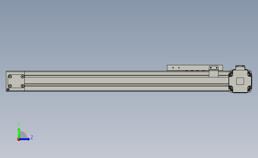 欧规皮带滑台模组M55-360-L-D-K3-M400W-N-S3_STEP_模型图纸下载 – 懒石网
