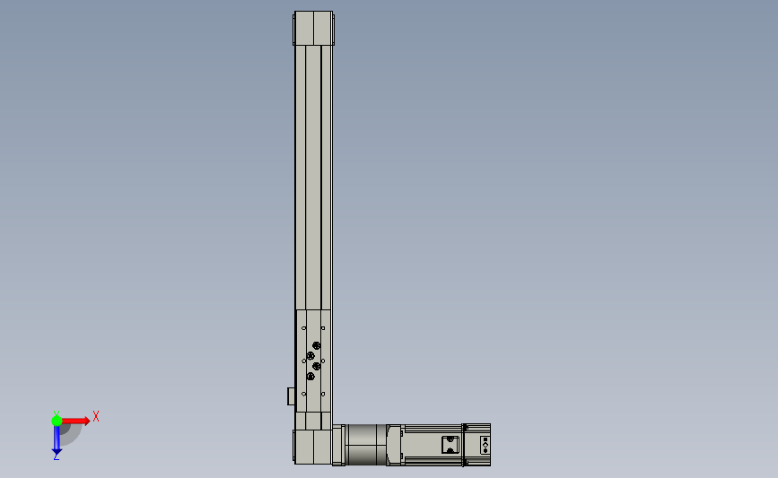 欧规皮带滑台模组M55-360-R-D-K3-M400W-N-S3_STEP_模型图纸下载 – 懒石网