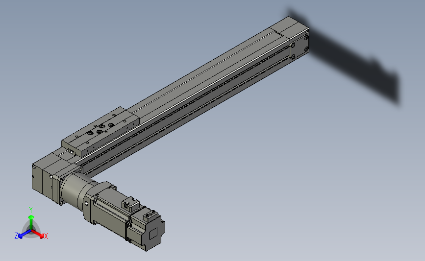 欧规皮带滑台模组M55-360-R-D-K3-M400W-N-S3_STEP_模型图纸下载 – 懒石网