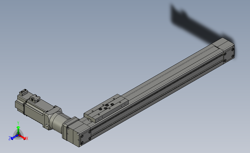 欧规皮带滑台模组M55-400-L-D-K3-M400W-N-S3_STEP_模型图纸下载 – 懒石网