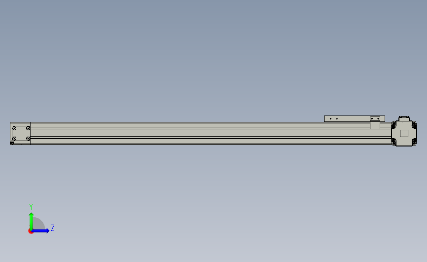 欧规皮带滑台模组M55-700-L-D-K3-M400W-N-S3_STEP_模型图纸下载 – 懒石网