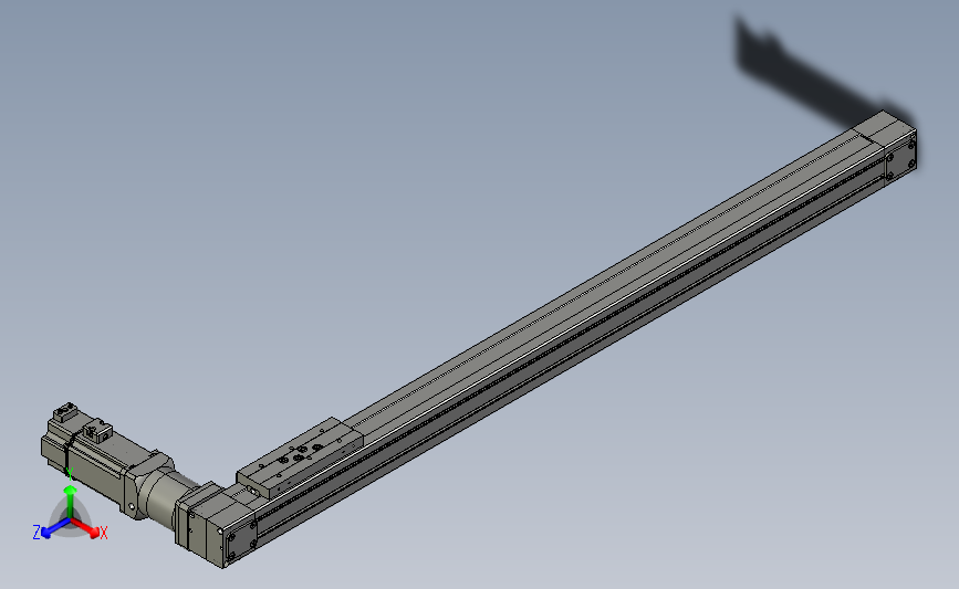 欧规皮带滑台模组M55-800-L-D-K3-M400W-N-S3_STEP_模型图纸下载 – 懒石网