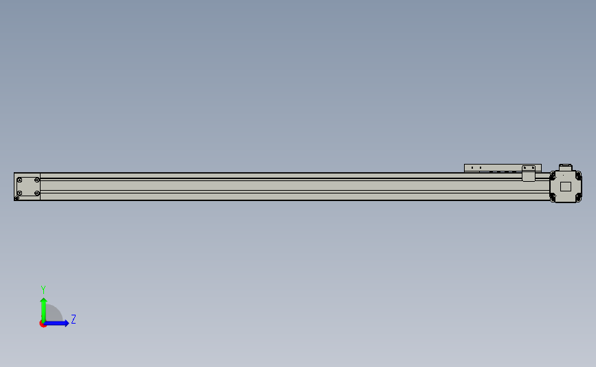 欧规皮带滑台模组M55-800-L-D-K3-M400W-N-S3_STEP_模型图纸下载 – 懒石网