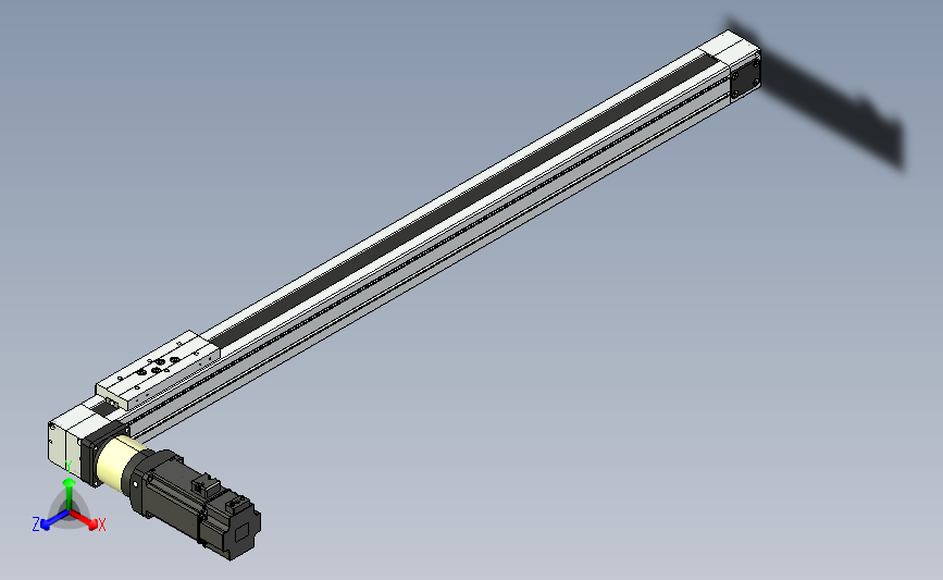 欧规皮带滑台模组M55-800-R-D-K3-M400W-N-S3_STEP_模型图纸下载 – 懒石网