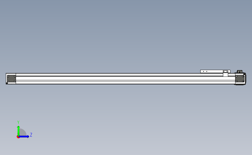 欧规皮带滑台模组M55-900-R-D-K3-M400W-N-S3_STEP_模型图纸下载 – 懒石网