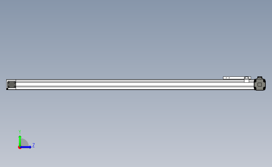 欧规皮带滑台模组M55-1100-L-D-K3-M400W-N-S3_STEP_模型图纸下载 – 懒石网