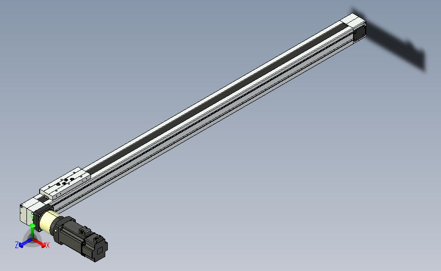 欧规皮带滑台模组M55-1000-R-D-K3-M400W-N-S3_STEP_模型图纸下载 – 懒石网