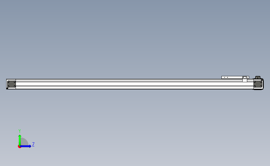 欧规皮带滑台模组M55-1100-R-D-K3-M400W-N-S3_STEP_模型图纸下载 – 懒石网