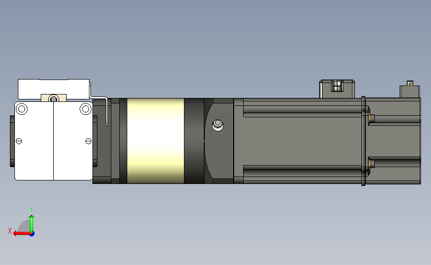 欧规皮带滑台模组M55-2300-L-D-K3-M400W-N-S3_STEP_模型图纸下载 – 懒石网