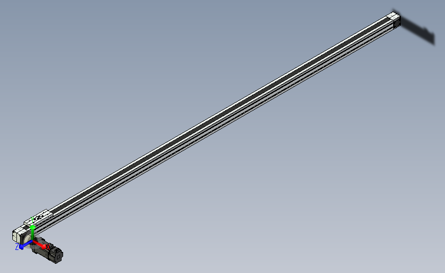 欧规皮带滑台模组M55-2300-R-D-K3-M400W-N-S3_STEP_模型图纸下载 – 懒石网