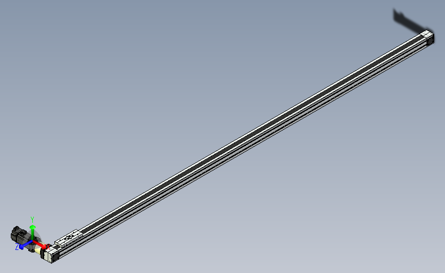 欧规皮带滑台模组M55-2400-L-D-K3-M400W-N-S3_STEP_模型图纸下载 – 懒石网