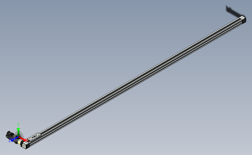 欧规皮带滑台模组M55-2900-L-D-K3-M400W-N-S3_STEP_模型图纸下载 – 懒石网