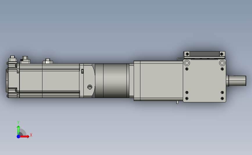 欧规皮带滑台模组M80-1350-BL-D-G_-P400W-N-S3_STEP_模型图纸下载 – 懒石网