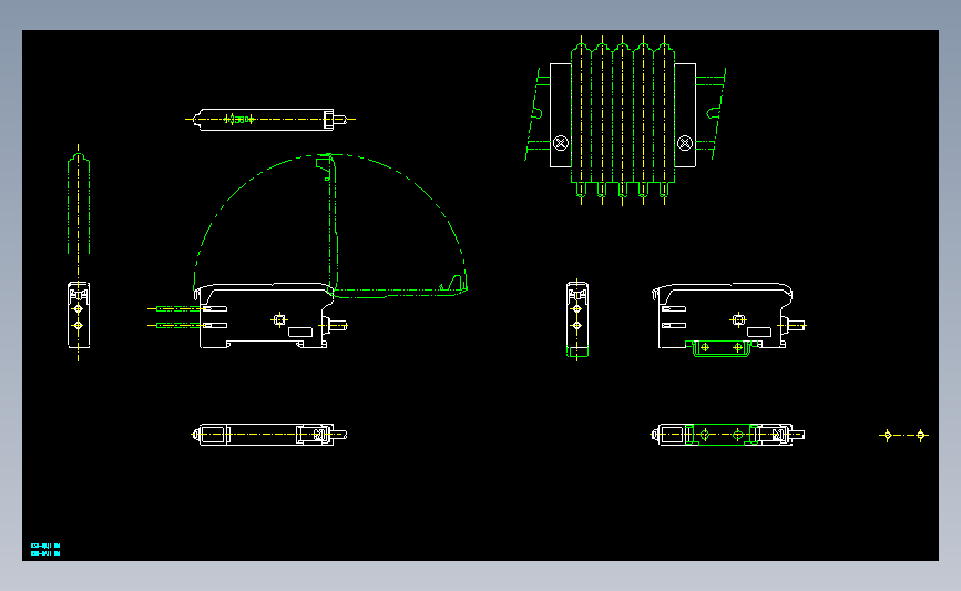 欧姆龙光纤传感器 压力传感器e3x Na6 Autocad 模型图纸下载 懒石网