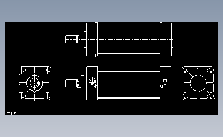 气立可气缸CSSB_AutoCAD_模型图纸下载 – 懒石网