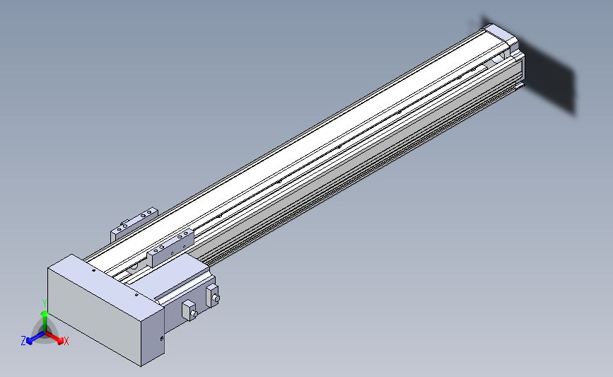日规螺杆半密滑台模组S-70-500-1P-IL-RM_STEP_模型图纸下载 – 懒石网